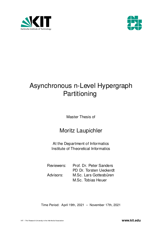Asynchronous n-Level Hypergraph Partitioning