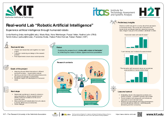 Real world Lab “Robotic Artificial Intelligence” - Experience ...