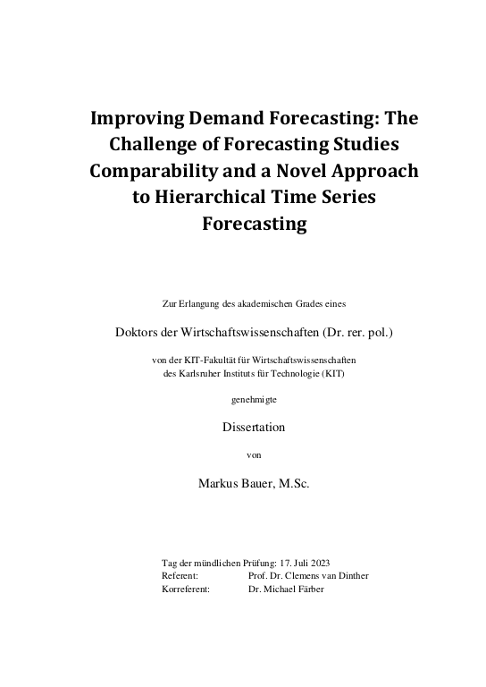 Improving Demand Forecasting: The Challenge of Forecasting Stu...